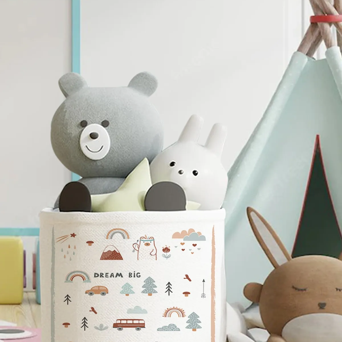 Panier à motif Montagne – Little Monster By NS